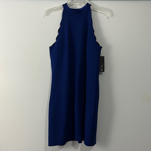 BCX | Dresses | Bcx Dress Blue Halter Neck Dress | Poshmark